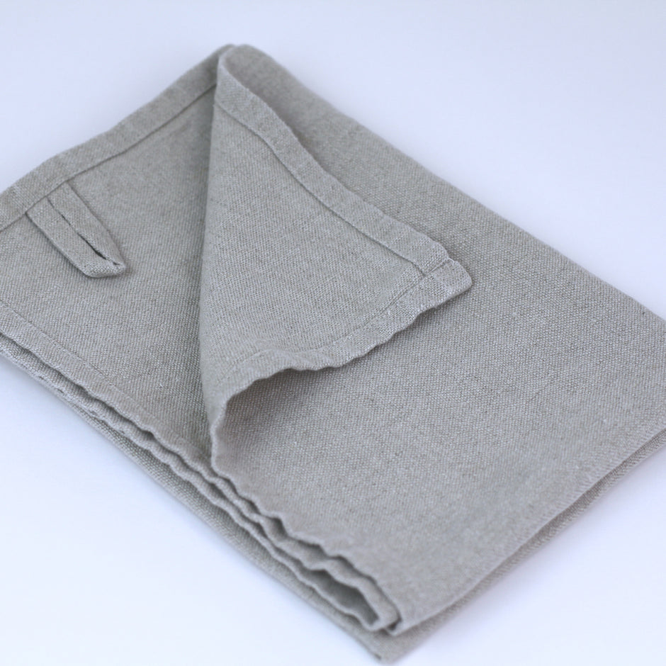 Linen Kitchen Tea Towels Solid Colors Linen Stripes stonewashed ...